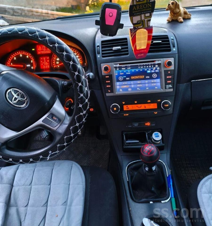 Черный Тойота Авенсис 2009 в Екабпилс, объемом двигателя 2.00 л и пробегом 0 тыс. км за 2600 €, фото 5 на AUTOMOTO.COM.LV