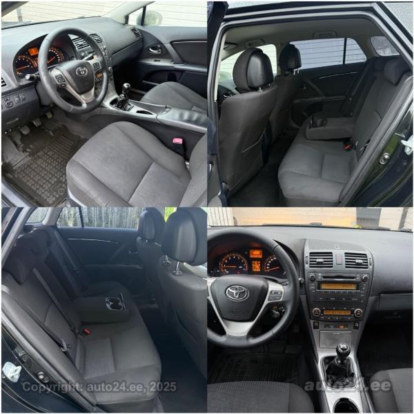 Black Toyota Avensis 2010 in Paide, with an engine capacity of 1.80 L and mileage of 263 thousand km for 4450 €, photo 11 on AUTOMOTO.COM.LV