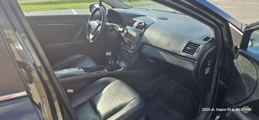 Melns Toyota Avensis 2010 Kauņa, ar dzinēja tilpumu 2.23 L un nobraukumu 336 tūkst. km par 3800 €, foto 25 vietnē AUTOMOTO.COM.LV