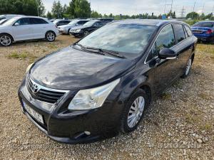 Melns Toyota Avensis 2010 Tartu, ar dzinēja tilpumu 1.80 L un nobraukumu 270 tūkst. km par 2900 €, foto  vietnē AUTOMOTO.COM.LV