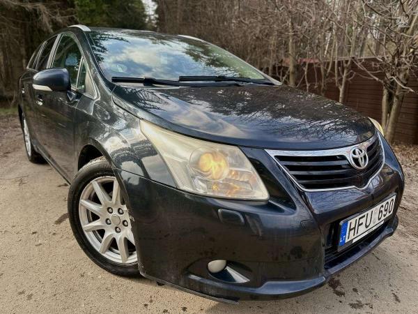 Melns Toyota Avensis 2010 Viļņa, ar dzinēja tilpumu 2.00 L un nobraukumu 385 tūkst. km par 2050 €, foto 1 vietnē AUTOMOTO.COM.LV