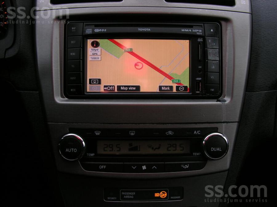 Черный Тойота Авенсис 2011 в Рига, объемом двигателя 2.20 л и пробегом 0 тыс. км за 4450 €, фото 8 на AUTOMOTO.COM.LV
