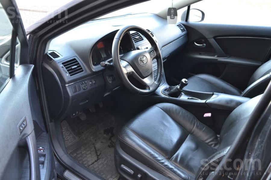 Melns Toyota Avensis 2011 Rīga, ar dzinēja tilpumu 2.00 L un nobraukumu 335 tūkst. km par 4150 €, foto 6 vietnē AUTOMOTO.COM.LV