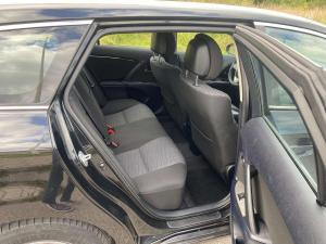 Black Toyota Avensis 2011 in Vilnius, with an engine capacity of 1.60 L and mileage of 255 thousand km for 6350 €, photo 18 on AUTOMOTO.COM.LV