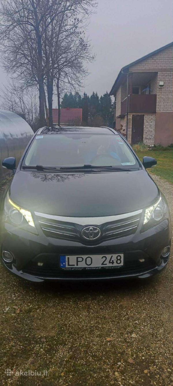 Melns Toyota Avensis 2012 Rokiškis, ar dzinēja tilpumu 2.00 L un nobraukumu 266 tūkst. km par 5699 €, foto 1 vietnē AUTOMOTO.COM.LV