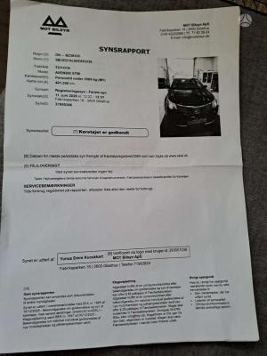 Melns Toyota Avensis 2012 Kauņa, ar dzinēja tilpumu 2.00 L un nobraukumu 400 tūkst. km par 3400 €, foto 11 vietnē AUTOMOTO.COM.LV