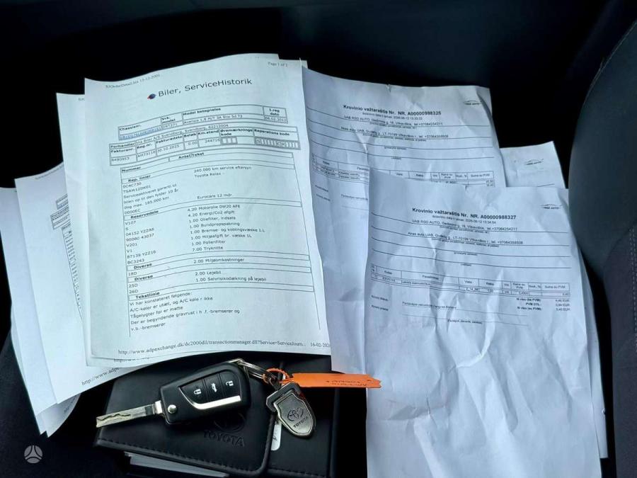 Черный Тойота Авенсис 2012 в Вилкавишкис, объемом двигателя 1.80 л и пробегом 249 тыс. км за 6500 €, фото 26 на AUTOMOTO.COM.LV