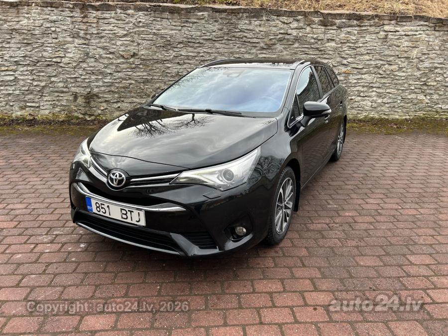 Black Toyota Avensis 2017 in Tallinn, with an engine capacity of 1.80 L and mileage of 132 thousand km for 12999 €, photo 1 on AUTOMOTO.COM.LV