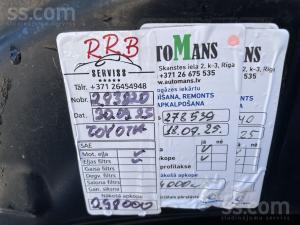 Черный Тойота Авенсис 2018 в Талси, объемом двигателя 1.80 л и пробегом 292 тыс. км за 8890 €, фото 13 на AUTOMOTO.COM.LV