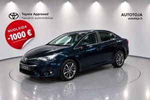 Zils Toyota Avensis 2016 Kauņa, ar dzinēja tilpumu 1.80 L un nobraukumu 161 tūkst. km par 11900 €, foto  vietnē AUTOMOTO.COM.LV