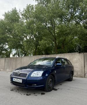 Blue Toyota Avensis 2003 in Klaipeda, with an engine capacity of 2.00 L and mileage of 205 thousand km for 1049 €, photo  on AUTOMOTO.COM.LV