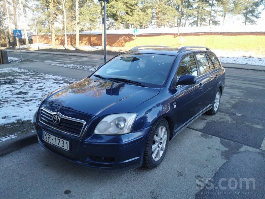 Blue Toyota Avensis 2004 in Preili, with an engine capacity of 2.00 L and mileage of 420 thousand km for 1470 €, photo 1 on AUTOMOTO.COM.LV