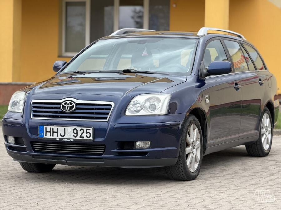 Blue Toyota Avensis 2004 in Kaisiadorys, with an engine capacity of 2.00 L and mileage of 450 thousand km for 1100 €, photo 4 on AUTOMOTO.COM.LV