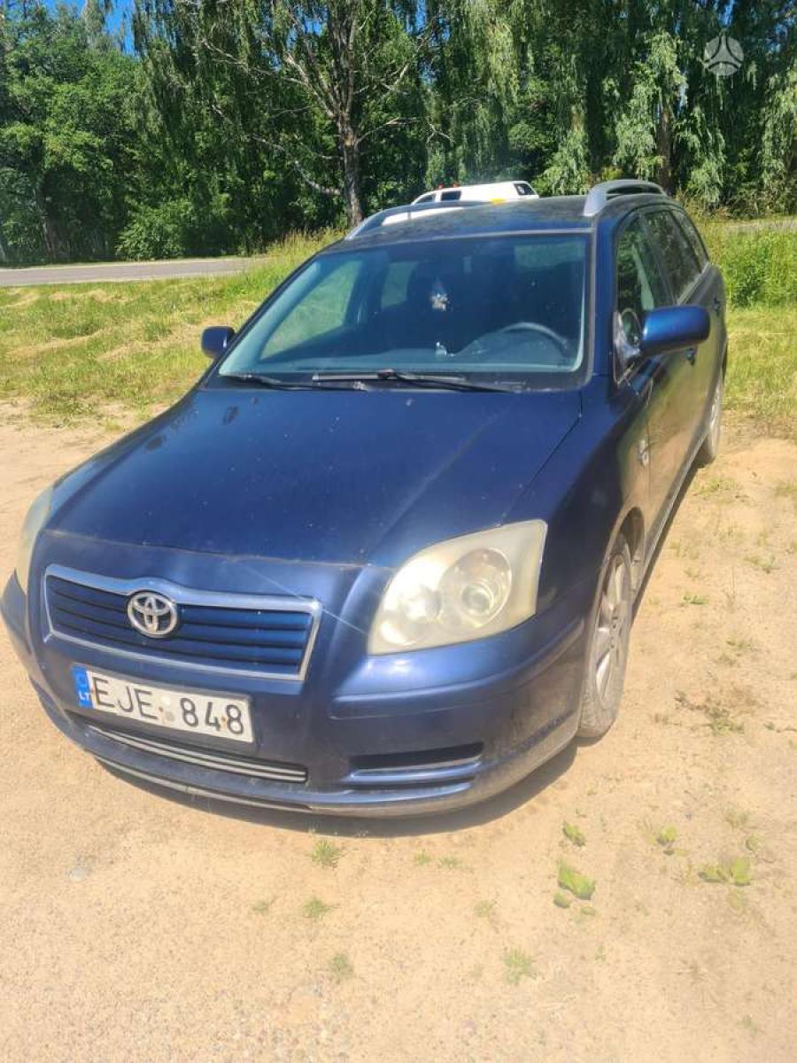 Синий Тойота Авенсис 2004 в Каунас, объемом двигателя 2.00 л и пробегом 298 тыс. км за 900 €, фото 1 на AUTOMOTO.COM.LV
