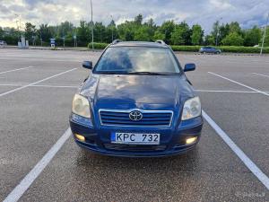 Blue Toyota Avensis 2004 in Vilnius, with an engine capacity of 2.00 L and mileage of 308 thousand km for 850 €, photo  on AUTOMOTO.COM.LV