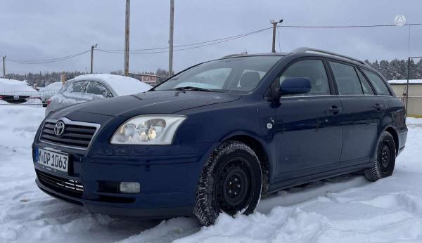 Blue Toyota Avensis 2005 in Vilnius, with an engine capacity of 1.79 L and mileage of 190 thousand km for 2490 €, photo 1 on AUTOMOTO.COM.LV