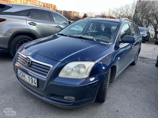 Blue Toyota Avensis 2006 in Vilnius, with an engine capacity of 1.80 L and mileage of 156 thousand km for 1150 €, photo 1 on AUTOMOTO.COM.LV