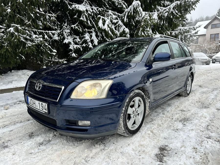 Blue Toyota Avensis 2006 in Vilnius, with an engine capacity of 1.80 L and mileage of 159 thousand km for 1800 €, photo 1 on AUTOMOTO.COM.LV