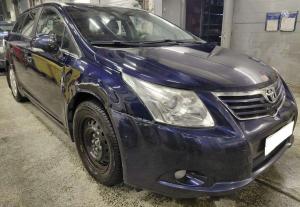 Blue Toyota Avensis 2009 in Klaipeda, with an engine capacity of 1.80 L and mileage of 221 thousand km for 3200 €, photo  on AUTOMOTO.COM.LV