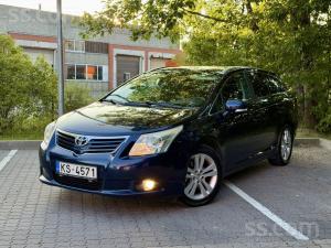 Zils Toyota Avensis 2009 Jelgava, ar dzinēja tilpumu 2.00 L un nobraukumu 286 tūkst. km par 2590 €, foto  vietnē AUTOMOTO.COM.LV