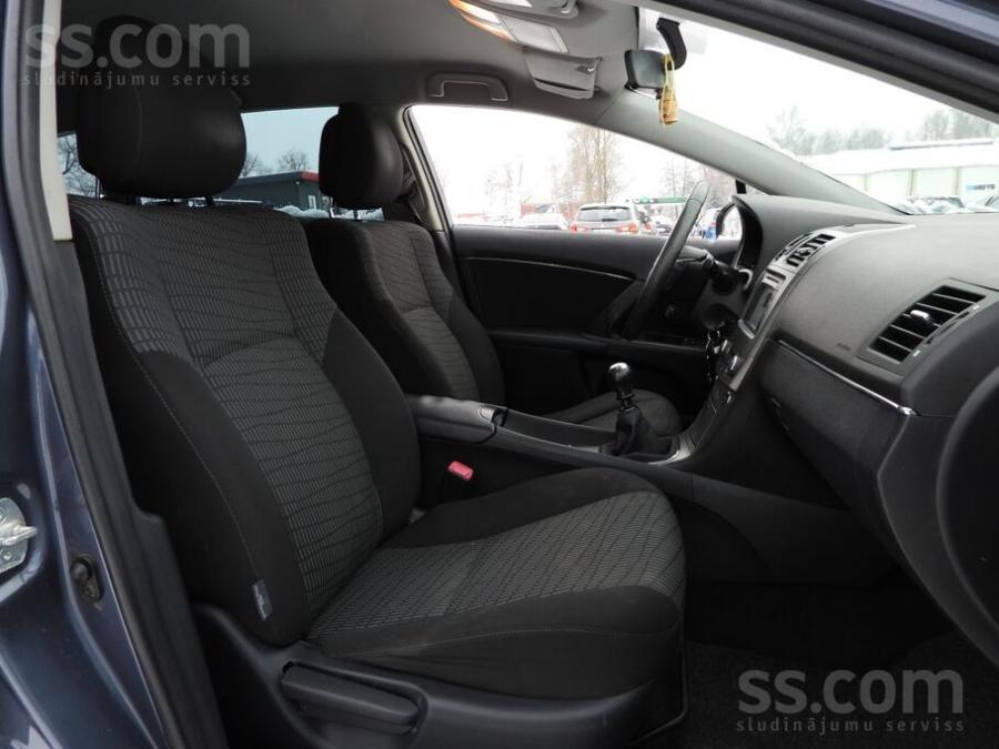 Zils Toyota Avensis 2010 Rīga, ar dzinēja tilpumu 2.00 L un nobraukumu 296 tūkst. km par 5890 €, foto 12 vietnē AUTOMOTO.COM.LV