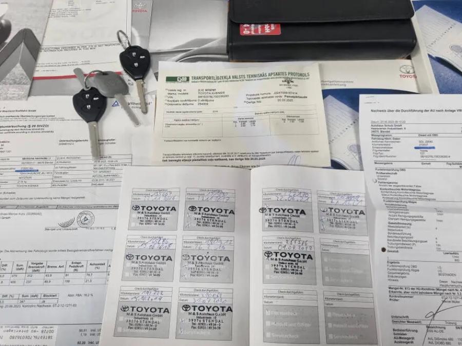 Синий Тойота Авенсис 2010 в Екабпилс, объемом двигателя 2.00 л и пробегом 285 тыс. км за 5750 €, фото 29 на AUTOMOTO.COM.LV
