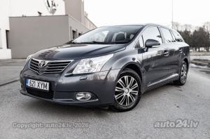 Zils Toyota Avensis 2011 Tallina, ar dzinēja tilpumu 1.60 L un nobraukumu 382 tūkst. km par 3490 €, foto  vietnē AUTOMOTO.COM.LV