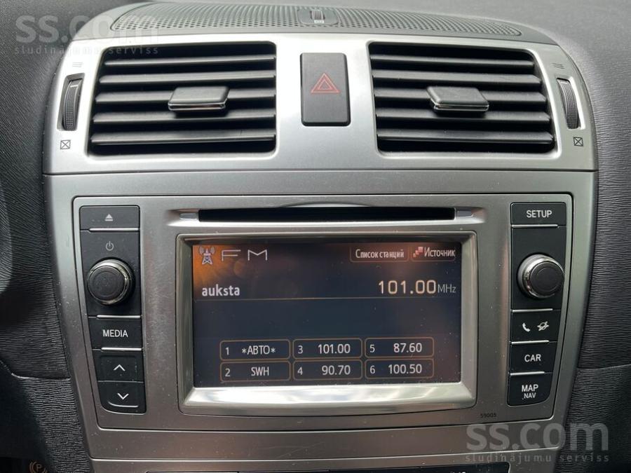 Blue Toyota Avensis 2012 in Riga, with an engine capacity of 1.80 L and mileage of 0 thousand km for 6199 €, photo 21 on AUTOMOTO.COM.LV