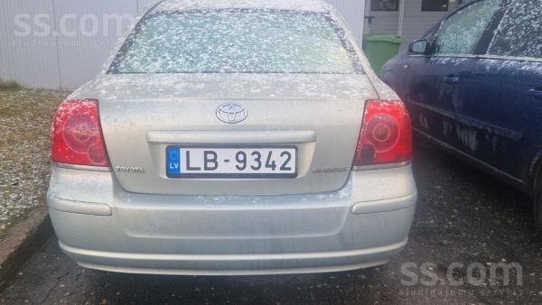 Brūns Toyota Avensis 2006 Rīga, ar dzinēja tilpumu 2.00 L un nobraukumu 0 tūkst. km par 1090 €, foto 4 vietnē AUTOMOTO.COM.LV