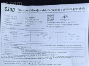 Коричневый Тойота Авенсис 2017 в Рига, объемом двигателя 1.80 л и пробегом 42 тыс. км за 14000 €, фото 19 на AUTOMOTO.COM.LV