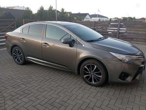 Brown Toyota Avensis 2018 in Klaipeda, with an engine capacity of 1.80 L and mileage of 108 thousand km for 13800 €, photo  on AUTOMOTO.COM.LV