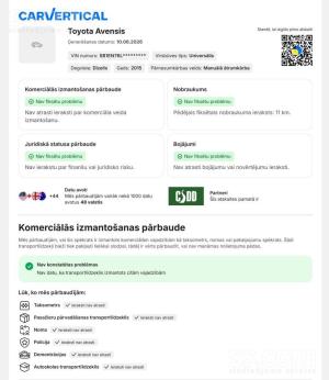 Коричневый Тойота Авенсис 2015 в Юрмала, объемом двигателя 1.60 л и пробегом 222 тыс. км за 9950 €, фото 33 на AUTOMOTO.COM.LV