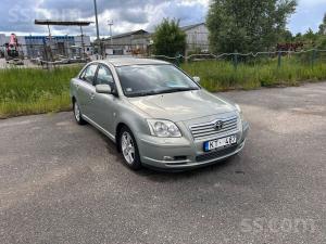 Zaļš Toyota Avensis 2005 Valmiera, ar dzinēja tilpumu 1.80 L un nobraukumu 266 tūkst. km par 1700 €, foto  vietnē AUTOMOTO.COM.LV