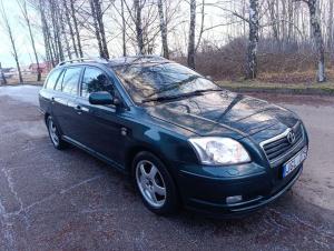Zaļš Toyota Avensis 2003 Panevēža, ar dzinēja tilpumu 2.00 L un nobraukumu 380 tūkst. km par 1300 €, foto 2 vietnē AUTOMOTO.COM.LV