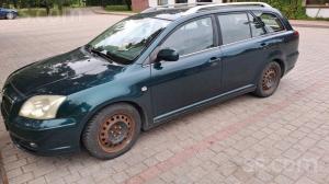 Zaļš Toyota Avensis 2005 Rīga, ar dzinēja tilpumu 2.00 L un nobraukumu 313 tūkst. km par 1320 €, foto 1 vietnē AUTOMOTO.COM.LV