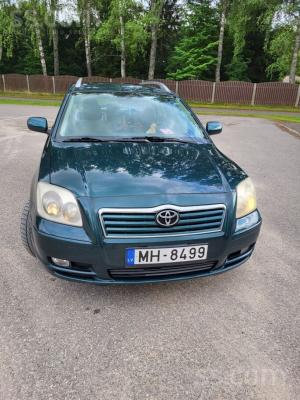 Zaļš Toyota Avensis 2005 Rīga, ar dzinēja tilpumu 2.00 L un nobraukumu 313 tūkst. km par 1320 €, foto 4 vietnē AUTOMOTO.COM.LV