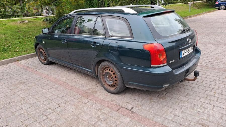 Zaļš Toyota Avensis 2005 Rīga, ar dzinēja tilpumu 2.00 L un nobraukumu 313 tūkst. km par 1320 €, foto 7 vietnē AUTOMOTO.COM.LV