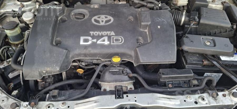 Pelēks Toyota Avensis 2003 Daugavpils, ar dzinēja tilpumu 2.00 L un nobraukumu 340 tūkst. km par 1150 €, foto 22 vietnē AUTOMOTO.COM.LV
