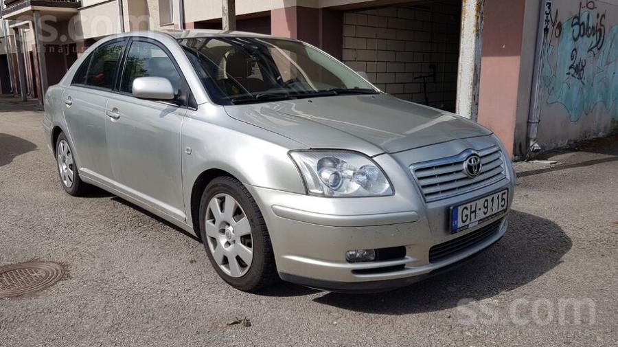 Pelēks Toyota Avensis 2006 Rīga, ar dzinēja tilpumu 1.80 L un nobraukumu 286 tūkst. km par 2350 €, foto 3 vietnē AUTOMOTO.COM.LV