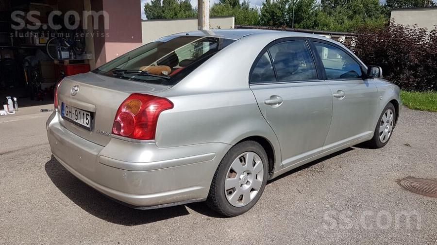Pelēks Toyota Avensis 2006 Rīga, ar dzinēja tilpumu 1.80 L un nobraukumu 286 tūkst. km par 2350 €, foto 4 vietnē AUTOMOTO.COM.LV