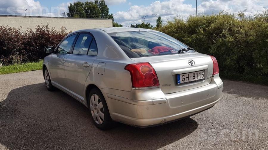Pelēks Toyota Avensis 2006 Rīga, ar dzinēja tilpumu 1.80 L un nobraukumu 286 tūkst. km par 2350 €, foto 5 vietnē AUTOMOTO.COM.LV