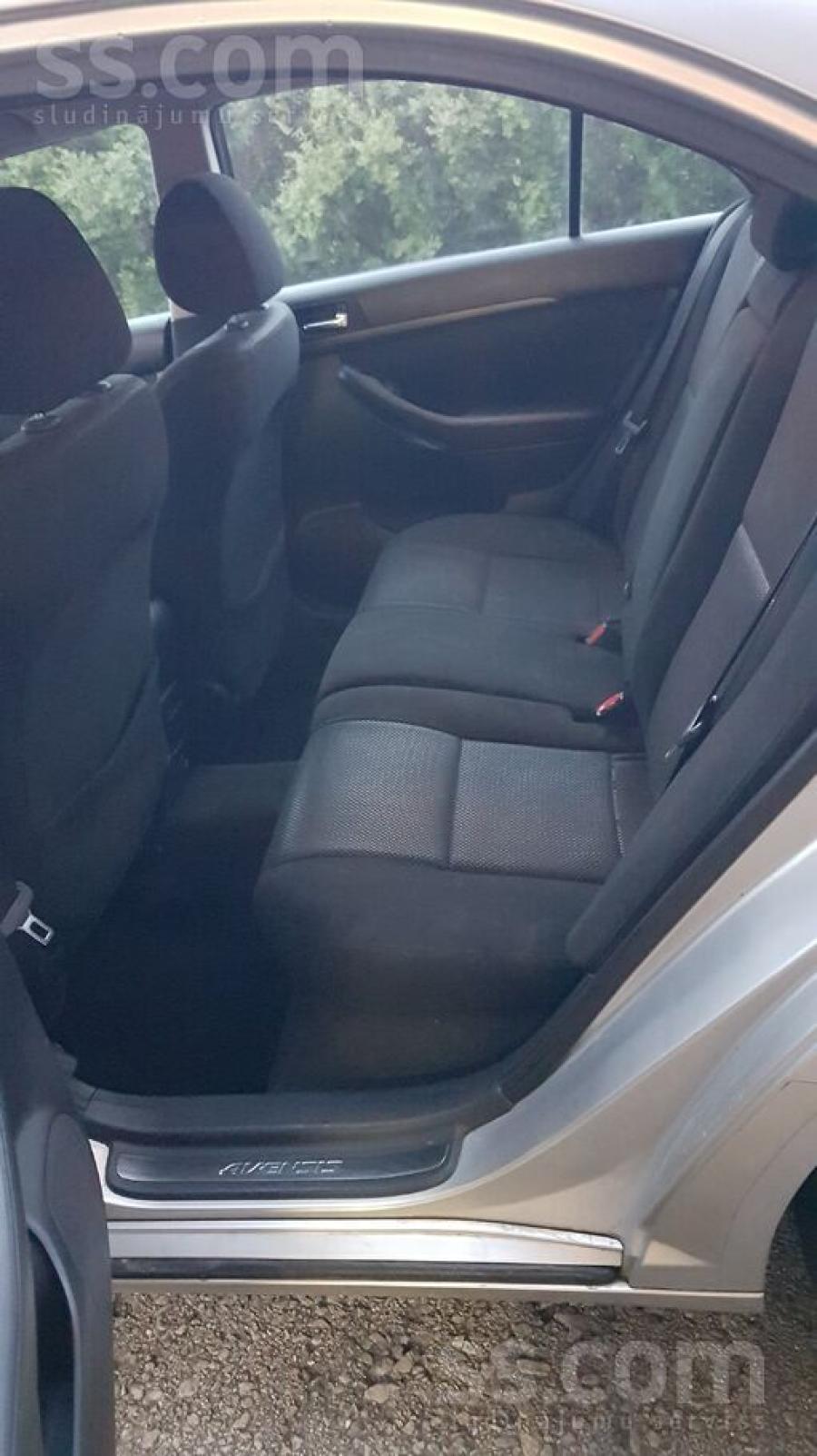 Pelēks Toyota Avensis 2006 Rīga, ar dzinēja tilpumu 1.80 L un nobraukumu 286 tūkst. km par 2350 €, foto 8 vietnē AUTOMOTO.COM.LV