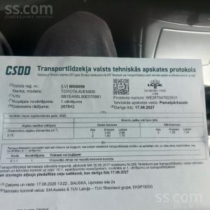 Pelēks Toyota Avensis 2007 Bauska, ar dzinēja tilpumu 2.20 L un nobraukumu 268 tūkst. km par 1750 €, foto 10 vietnē AUTOMOTO.COM.LV