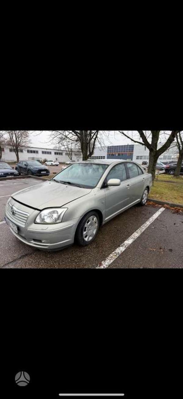 Grey Toyota Avensis 2005 in Vilnius, with an engine capacity of 2.00 L and mileage of 300 thousand km for 750 €, photo 1 on AUTOMOTO.COM.LV