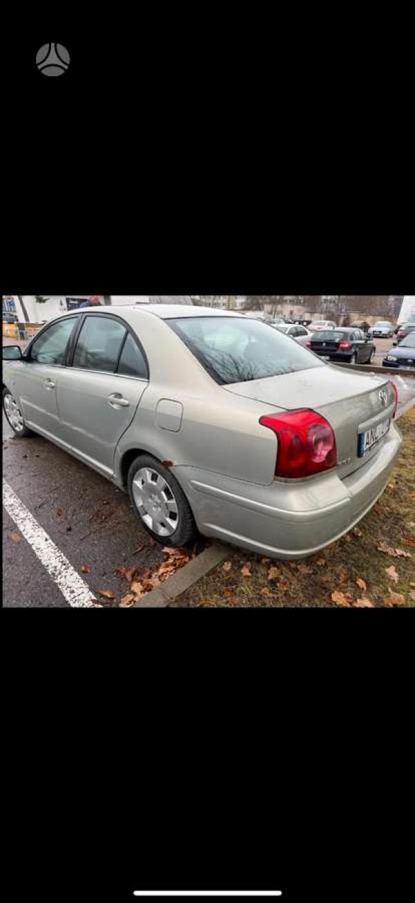 Grey Toyota Avensis 2005 in Vilnius, with an engine capacity of 2.00 L and mileage of 300 thousand km for 750 €, photo 5 on AUTOMOTO.COM.LV