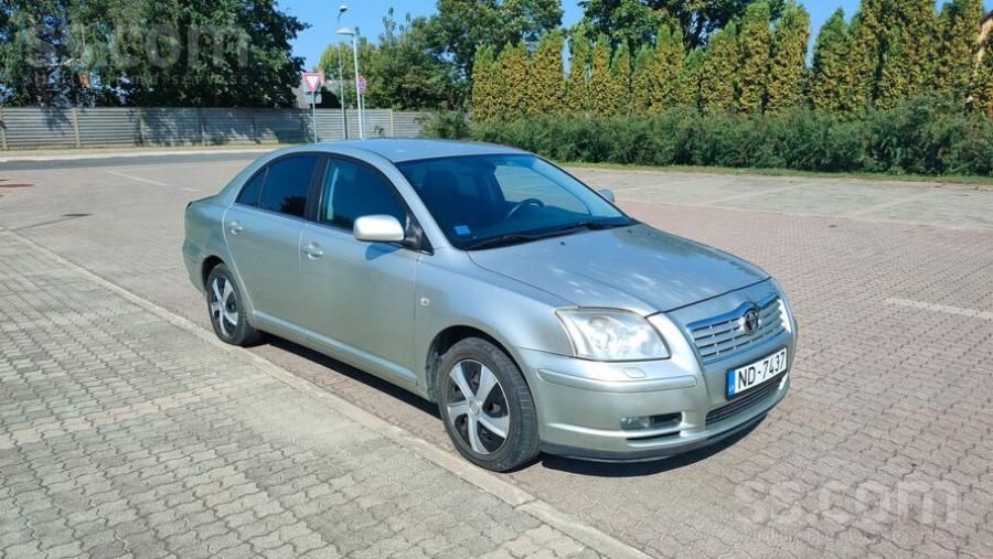 Pelēks Toyota Avensis 2005 Rīga, ar dzinēja tilpumu 1.60 L un nobraukumu 340 tūkst. km par 1250 €, foto 1 vietnē AUTOMOTO.COM.LV
