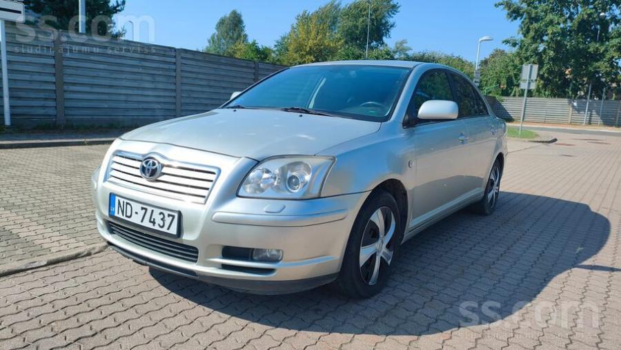 Pelēks Toyota Avensis 2005 Rīga, ar dzinēja tilpumu 1.60 L un nobraukumu 340 tūkst. km par 1250 €, foto 8 vietnē AUTOMOTO.COM.LV