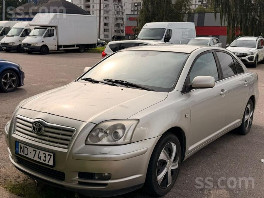 Pelēks Toyota Avensis 2005 Rīga, ar dzinēja tilpumu 1.80 L un nobraukumu 341 tūkst. km par 1450 €, foto 1 vietnē AUTOMOTO.COM.LV