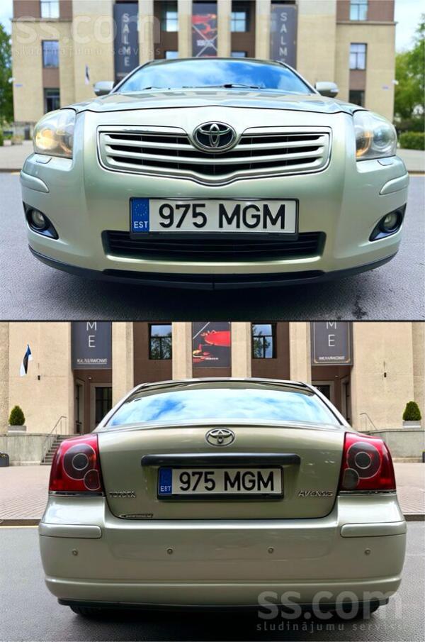 Grey Toyota Avensis 2006 in Tallinn, with an engine capacity of 1.80 L and mileage of 370 thousand km for 2999 €, photo 6 on AUTOMOTO.COM.LV