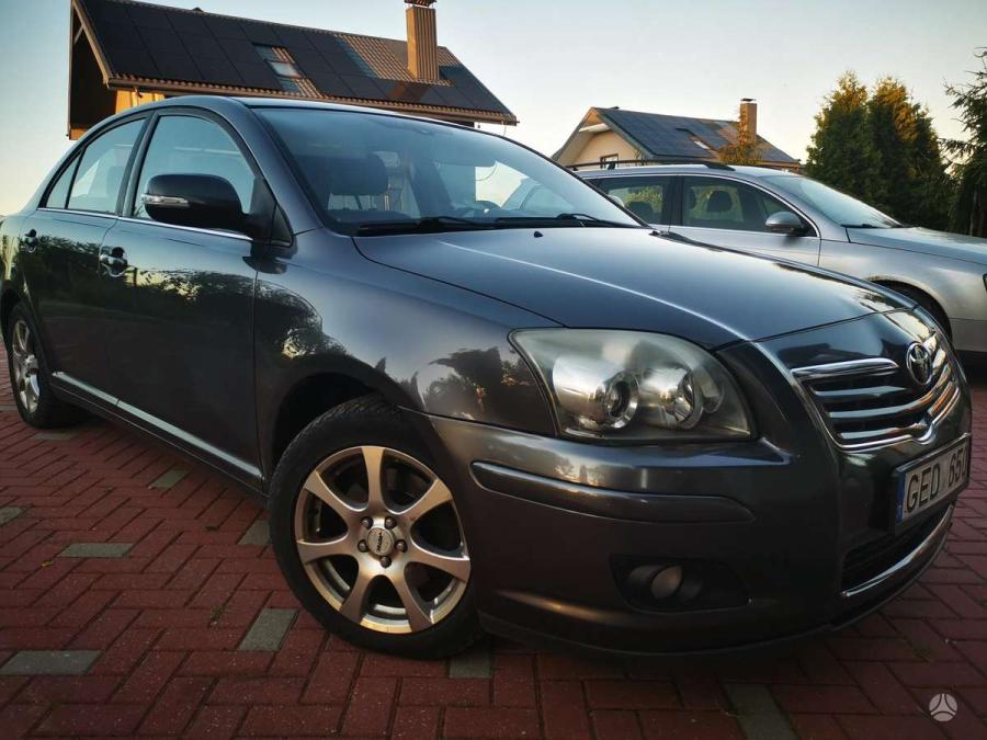 Grey Toyota Avensis 2006 in Vilnius, with an engine capacity of 2.00 L and mileage of 235 thousand km for 2750 €, photo 21 on AUTOMOTO.COM.LV